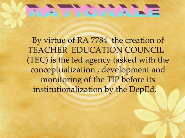 Teacher's Induction Program | PPT | Professional School | Postgraduate ...