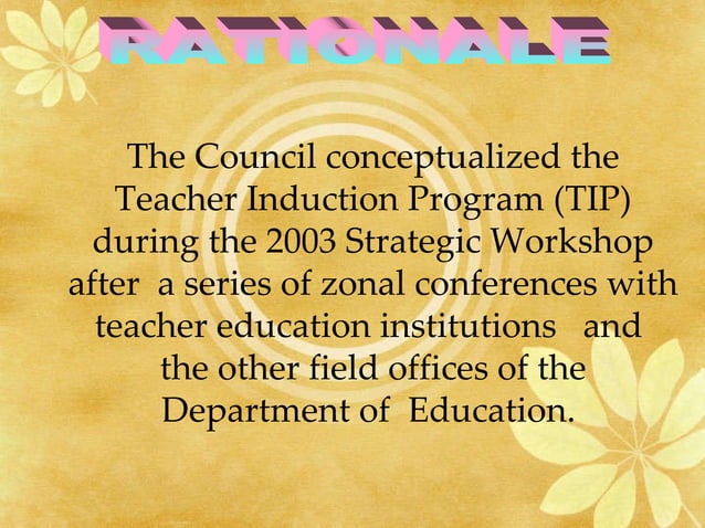 Teacher's Induction Program | PPT | Professional School | Postgraduate ...