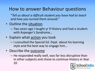 Teachers' interview skills guide | PPTX