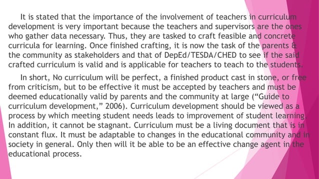 Teachers' Involvement in Curriculum Development.pptx