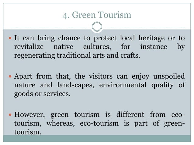 Teacher slides to reduce impact of tourism | PPTX