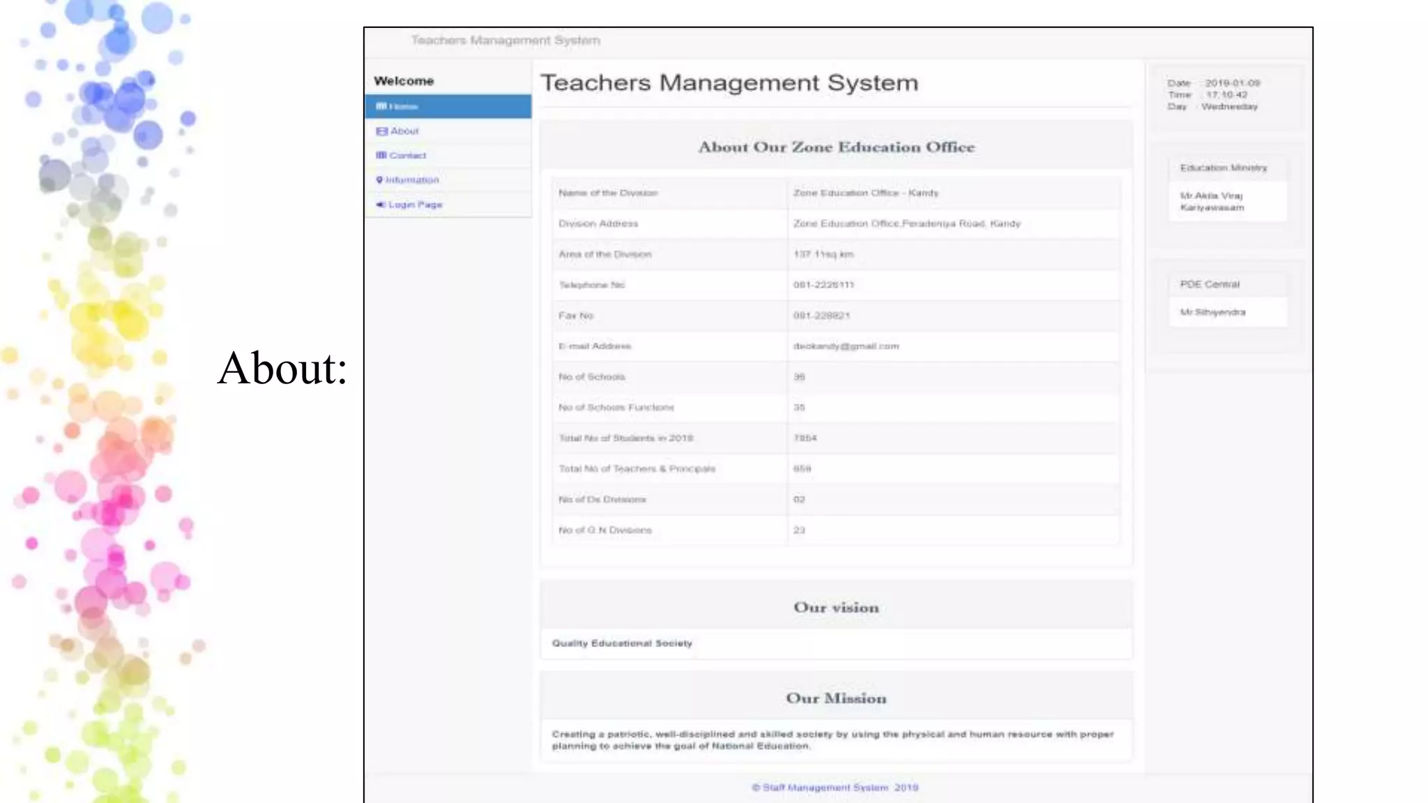 Teachers management system | PPTX