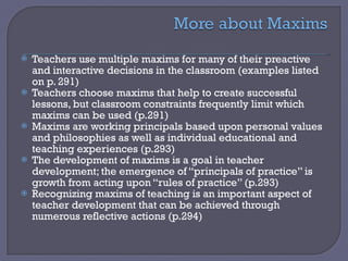 Teachers' Maxims in Language Teaching | PPT