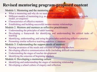 Teachers mentoring teachers | PPTX