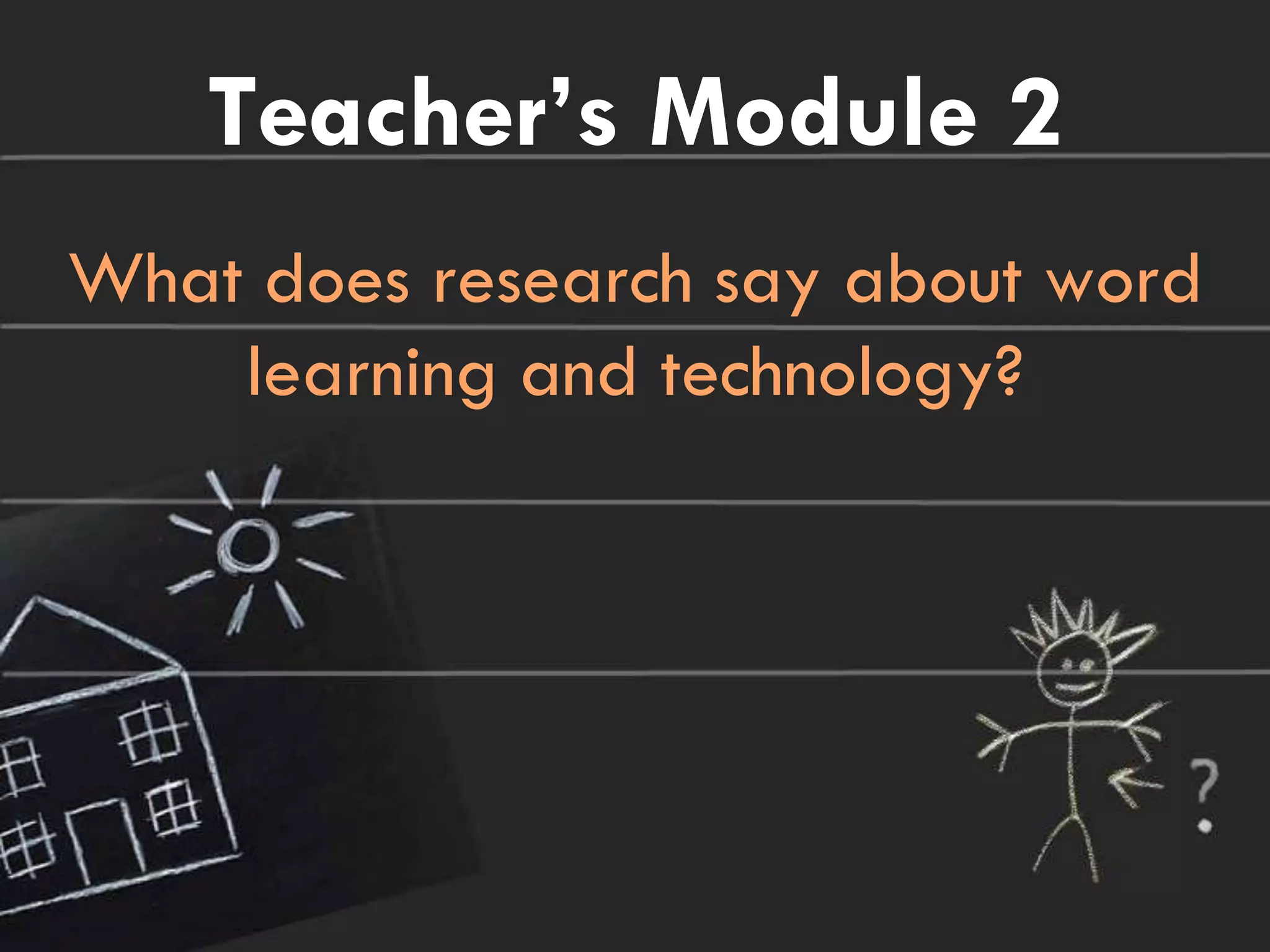 Teacher’s module 2 | PPT