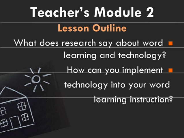 Teacher’s module 2 | PPT