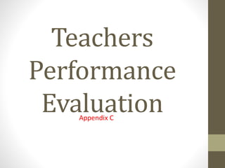 Teachers Performance Evaluation.pptx