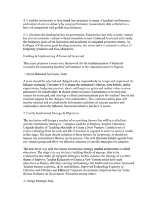 Teachers performance management | PDF