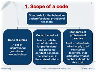 TEACHER’S PROFESSIONAL CODE OF CONDUCT | PPTX
