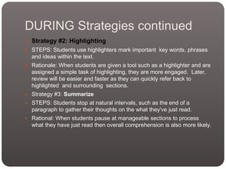Teachers’ quick guide of strategies | PPT