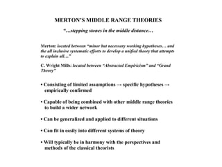 Teacher's Resource - Functionalism and Merton.ppt