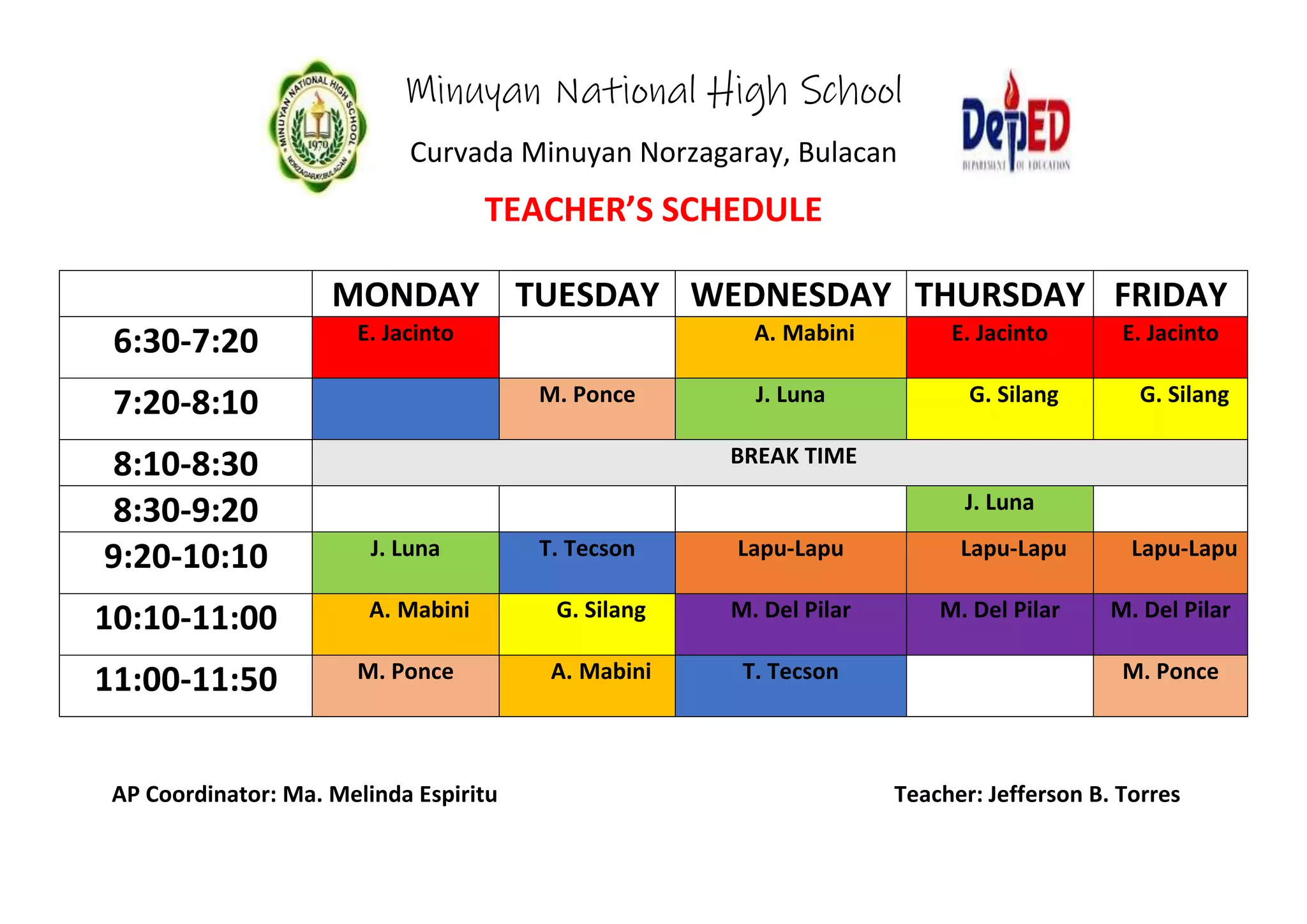teachers schedule.docx