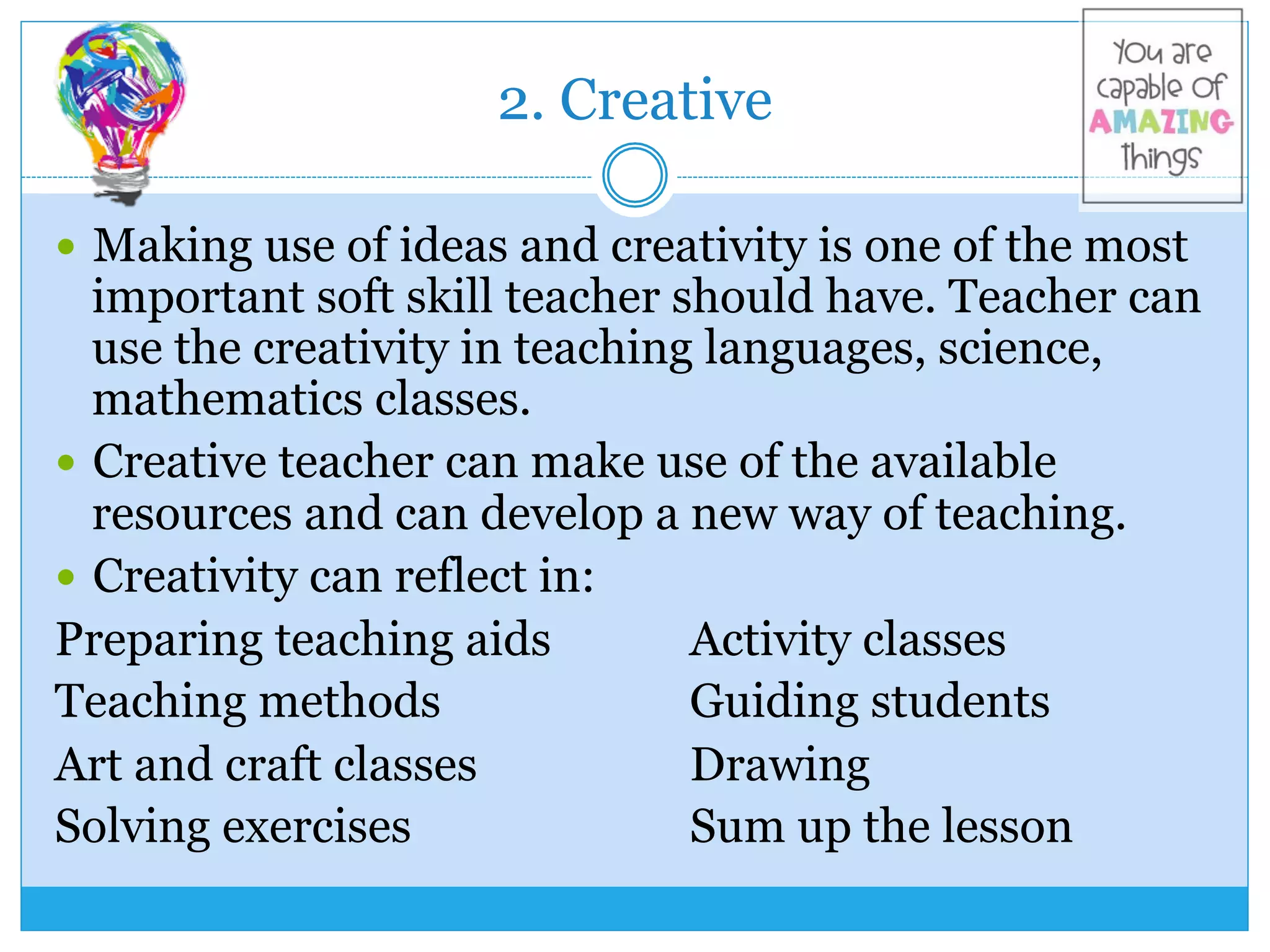 Soft skills for a best teacher | PDF