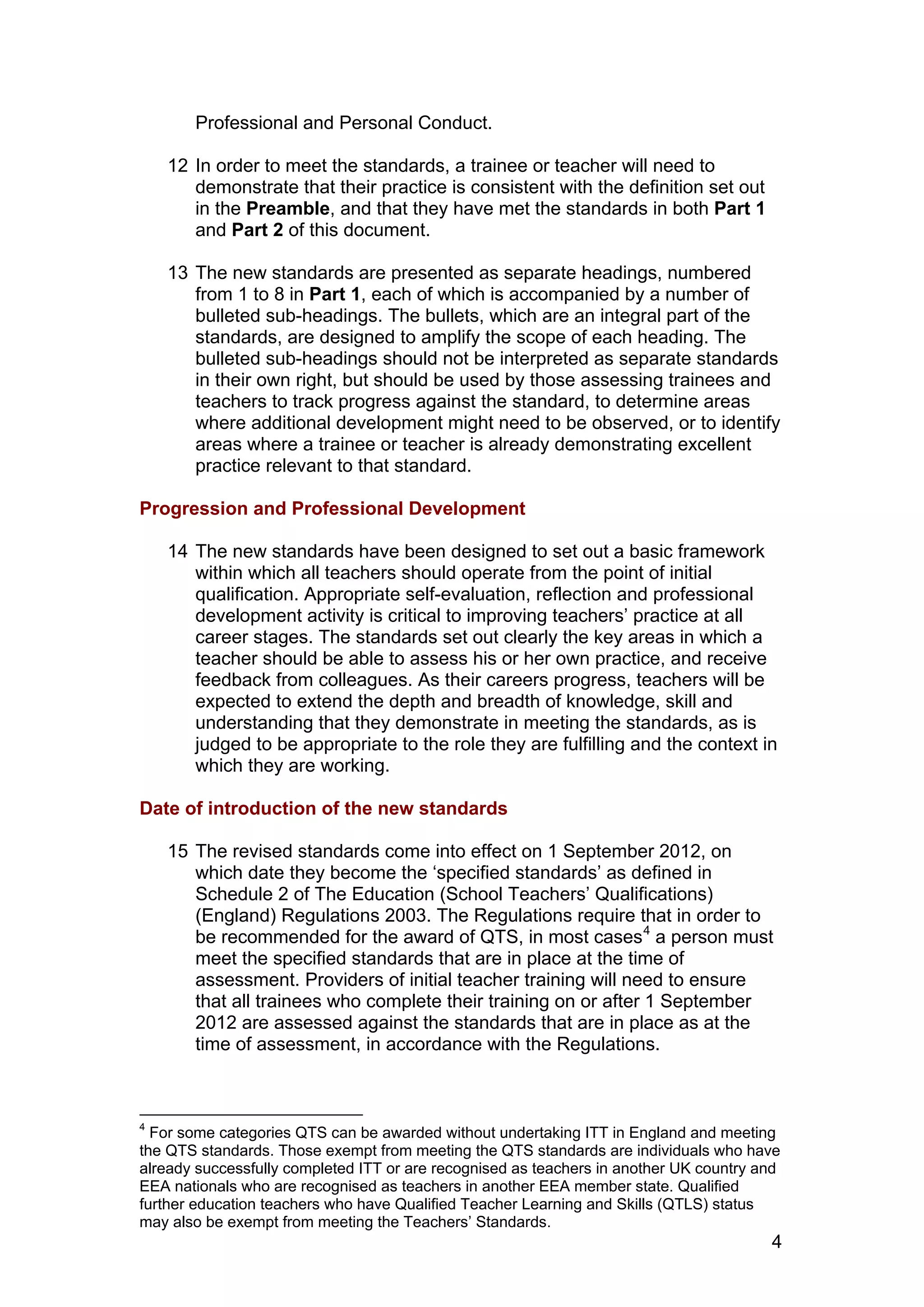 Teachers standards | PDF