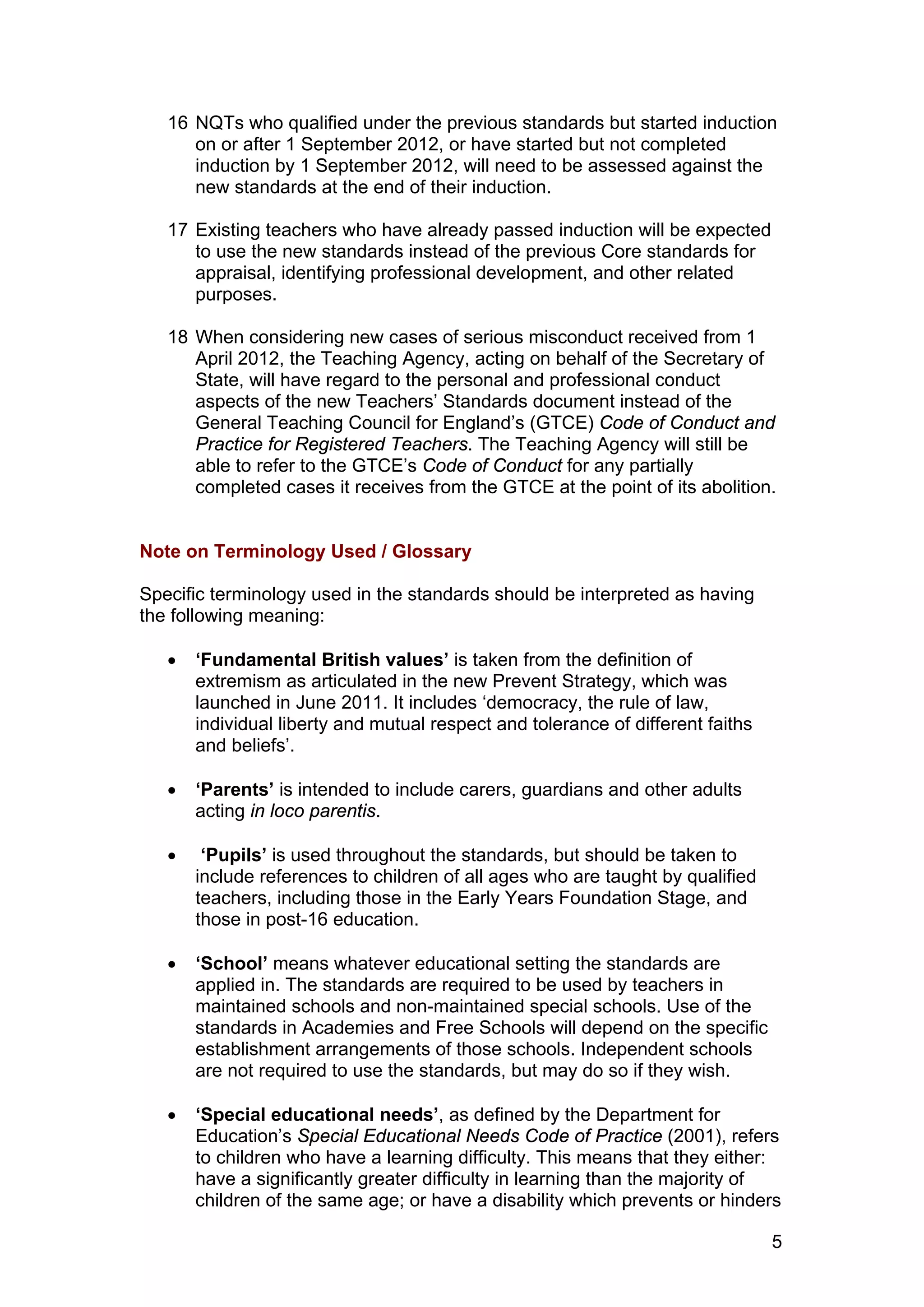 Teachers standards | PDF