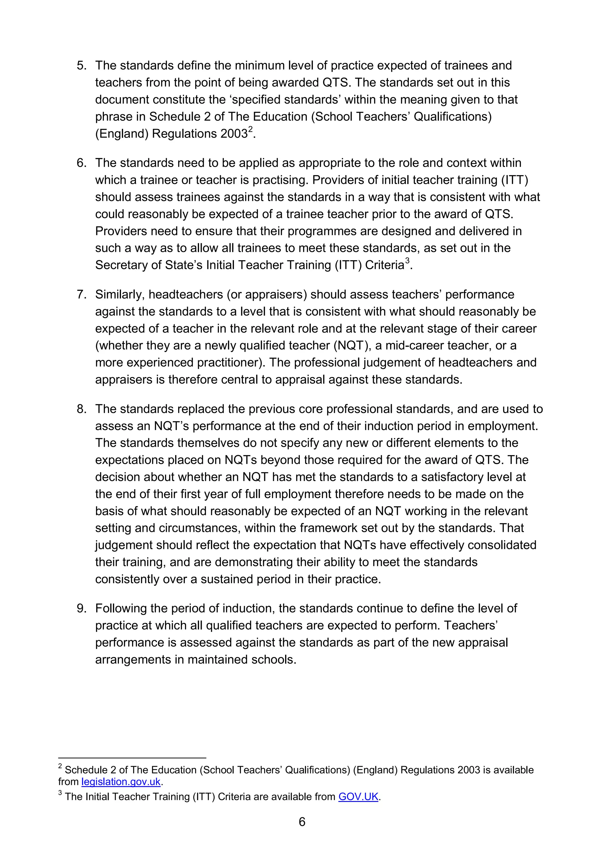 Teachers standards | PDF