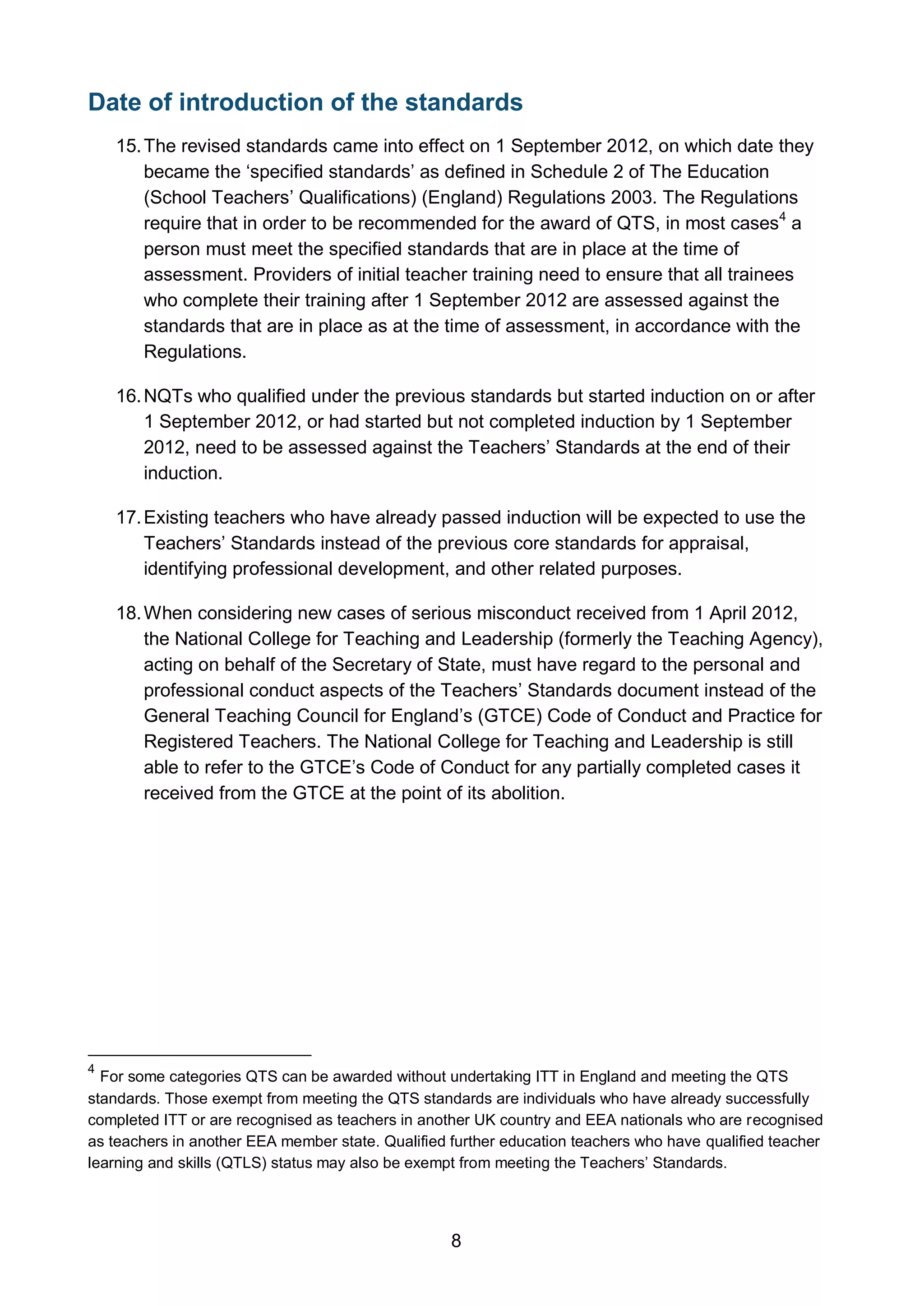Teachers standards | PDF