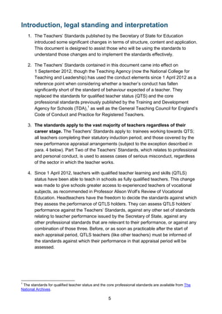 Teachers standards | PDF
