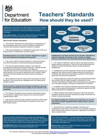 Teachers standards how_should_they_be_used | PDF