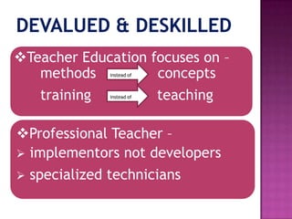 Teachers tranformatory slideshare | PPT