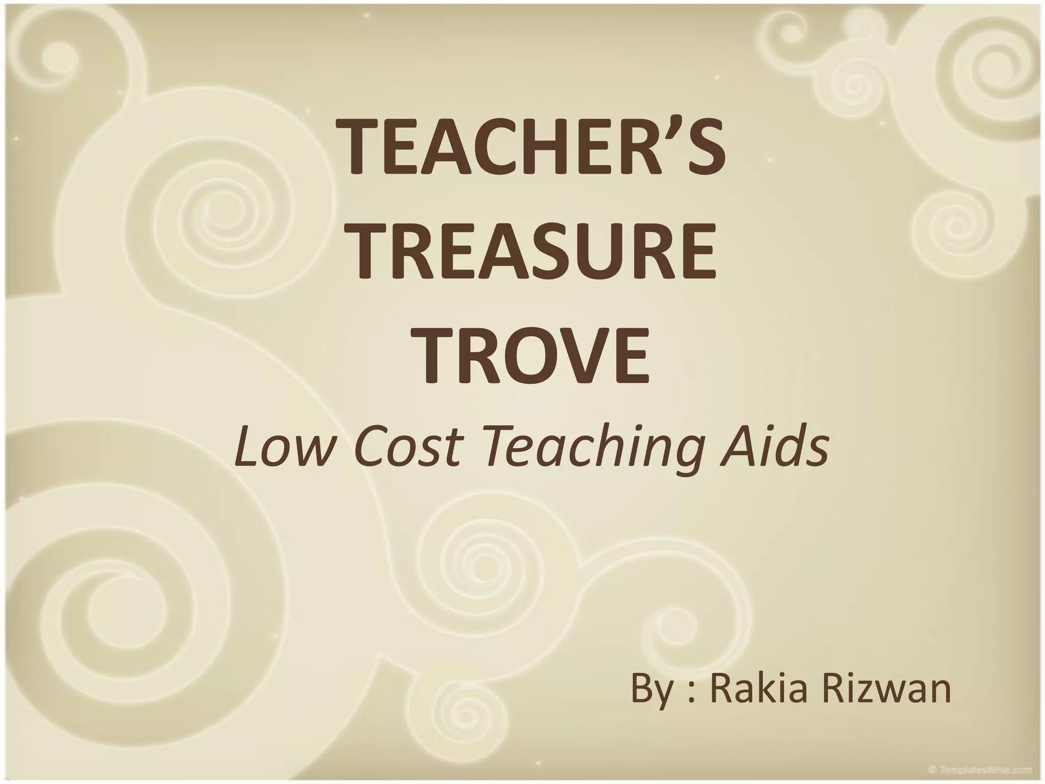 Teacher's treasure trove | PDF