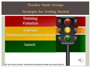 Teacher study groups- excellent PPT | PPTX
