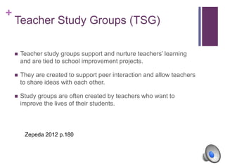 Teacher study group- student presentation | PPT