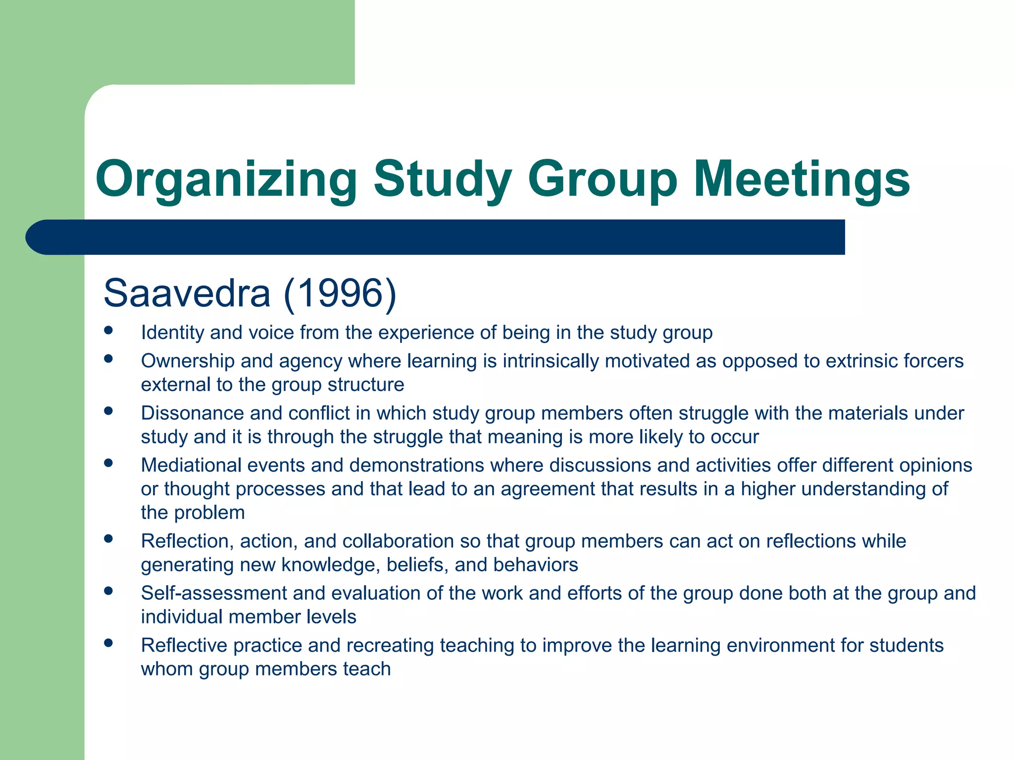 Teacher study groups by Sarah pp | PPT