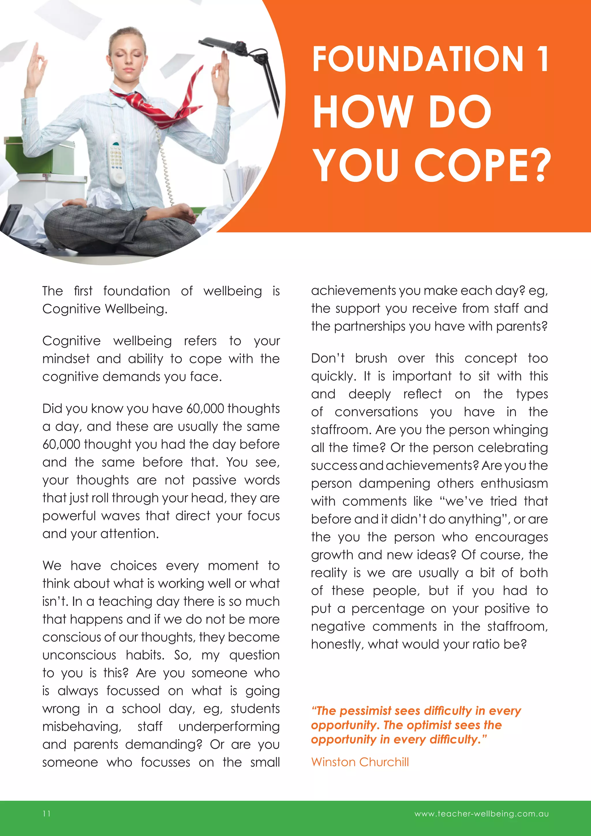 Teacher's wellbeing | PDF