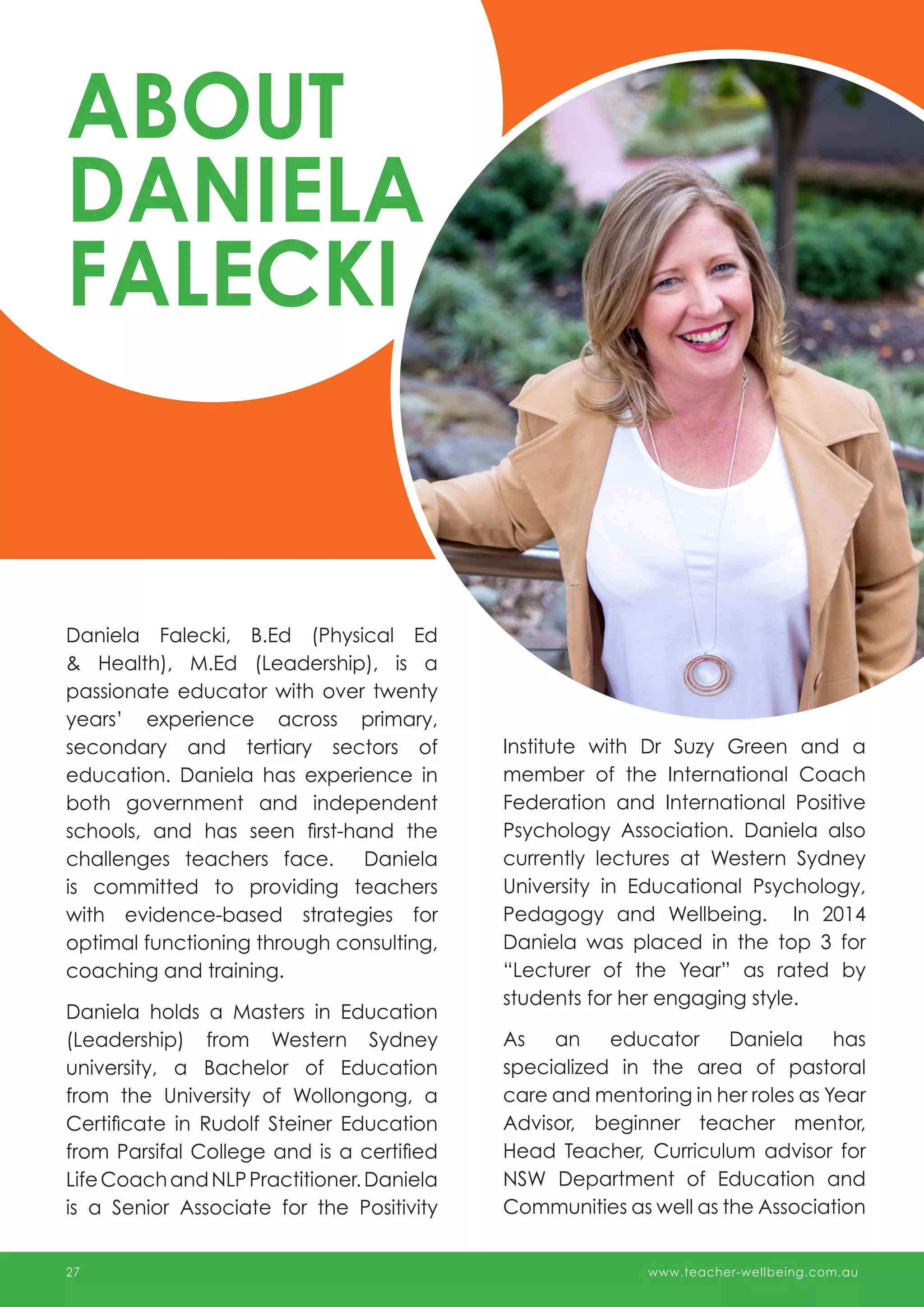Teacher's wellbeing | PDF