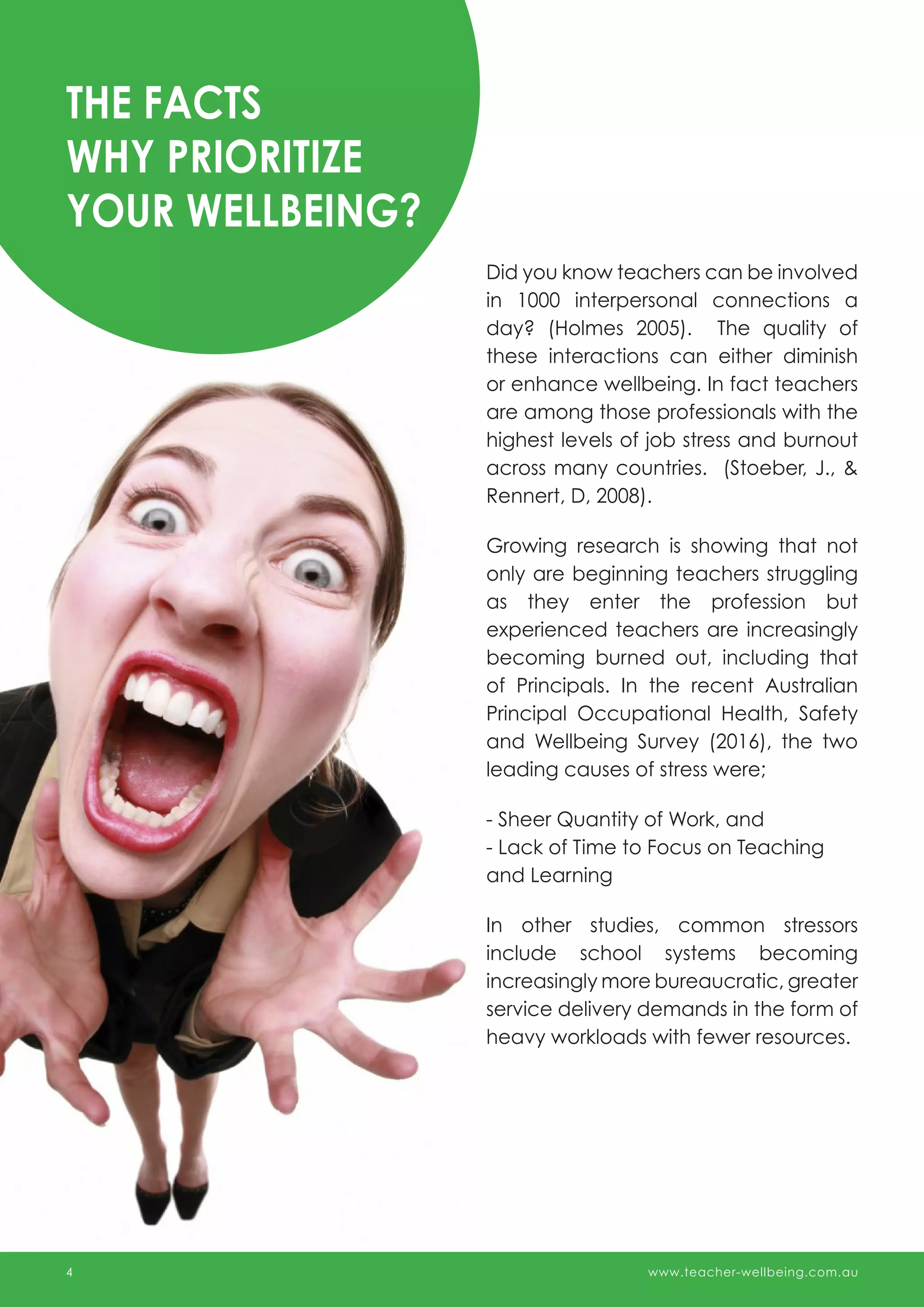 Teacher's wellbeing | PDF