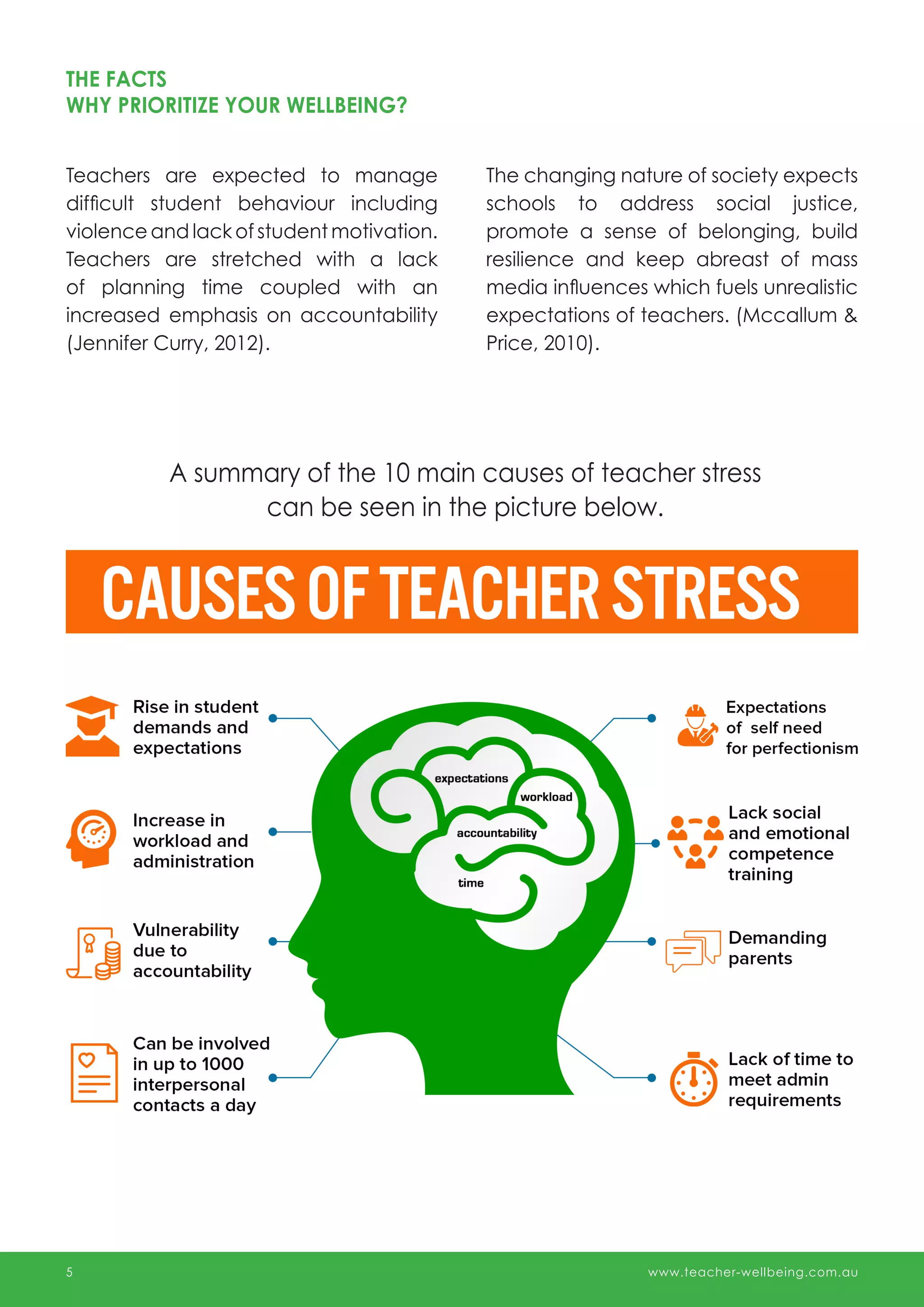 Teacher's wellbeing | PDF
