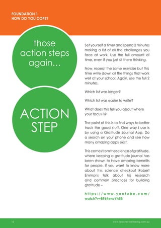 Teacher's wellbeing | PDF