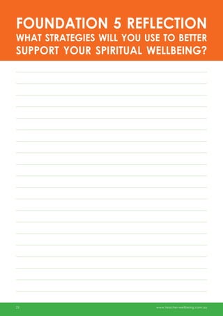 Teacher's wellbeing | PDF