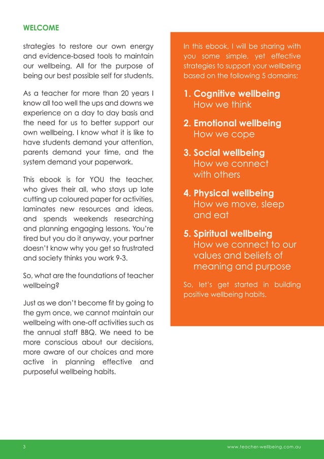 Teacher's wellbeing | PDF | Parenting | Family and Relationships