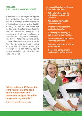 Teacher's wellbeing | PDF