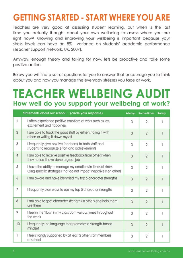 Teacher's wellbeing | PDF | Parenting | Family and Relationships