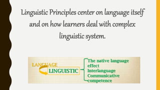 Affective and linguistic principles of language learning | PPSX