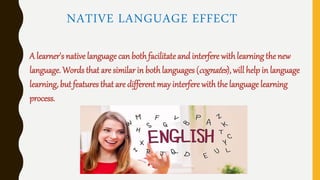 Affective and linguistic principles of language learning | PPSX