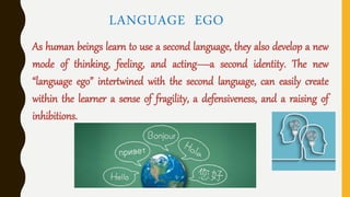 Affective and linguistic principles of language learning | PPSX