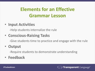 Teaching Grammar Through Technology | PDF