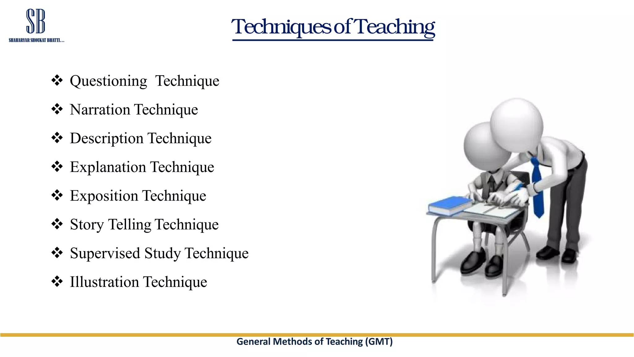Teaching Method-Teaching Strategy-Teaching Technique- Teaching Tactics ...