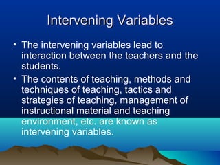 Teaching | PPT