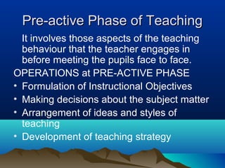 Teaching | PPT
