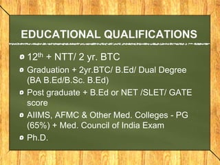 Career in Teaching | PPTX