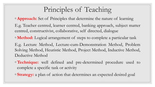 Teaching | PPTX | Professional School | Postgraduate Education