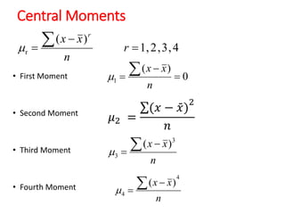 Principle of Statistics | PPTX