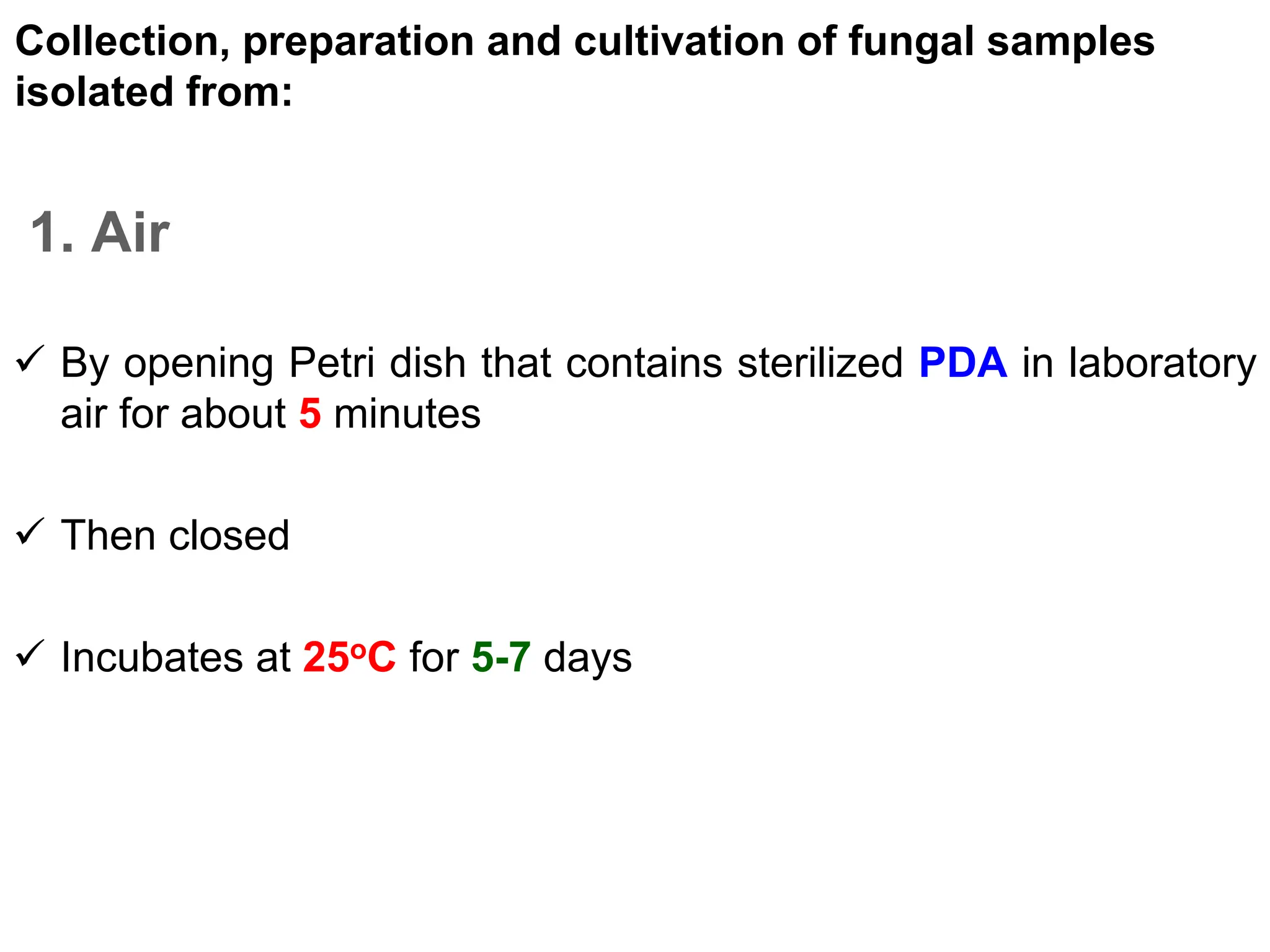 isolation of fungi for microbiology undergraduate .ppt