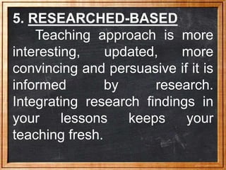 Teaching Approaches and Methods | PPTX