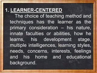 Teaching Approaches and Methods | PPTX